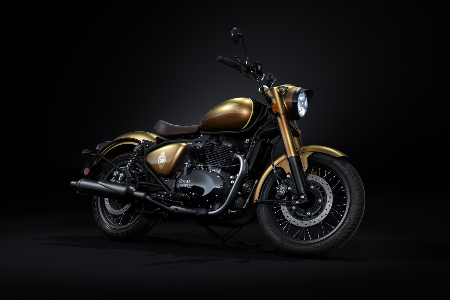 2026 RE Classic 650 125th Year Anniversary Special Edition , Himalayan Mana Black, Shotgun 650 x ...